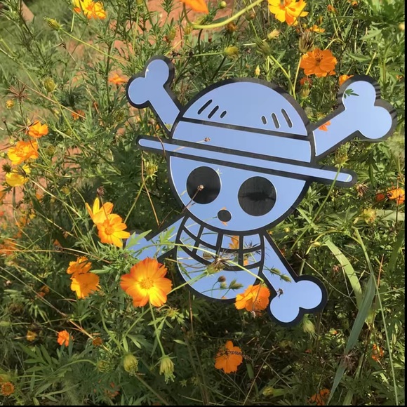 Wall Decor | Luffy One Piece Anime Pirate King Skull Wall Mirror | Poshmark
